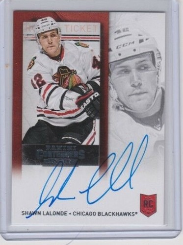 13-14 2013-14 CONTENDERS SHAWN LALONDE ROOKIE AUTOGRAPH RC 175 ...