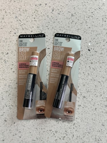 Lot of 2-Maybelline Brow Fast Sculpt Gel Brow Mascara # 248 Light ...