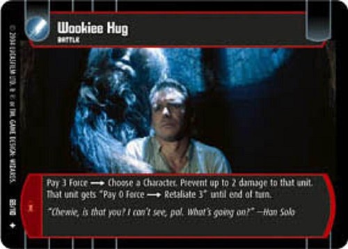 STAR WARS TCG WOTC RETURN OF THE JEDI WOOKIE HUG 69/110 LIFE DEBT GEM ...