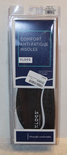 Klogs Unisex Replacement Comfort Anti-Fatigue Insoles #103 Fits Mens 10 ...