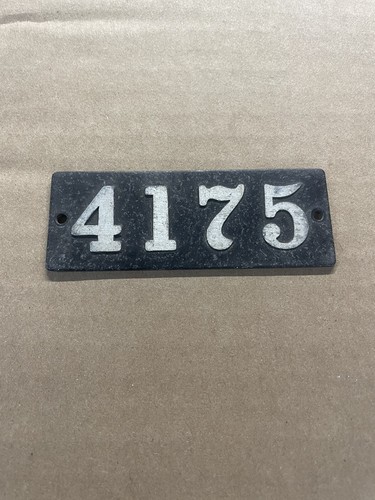 Vintage Gamewell Other Fire Police Box Number Plate Stamped 4175 ...