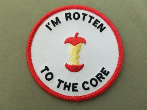 I'm Rotten To The Core embroidered patch. | eBay