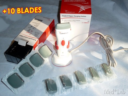 Cardinal Health Clipper & Charger w/10 Blades -Surgical Wet Wireless ...