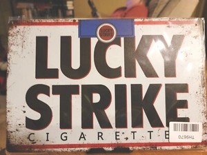 Lucky Strike Sign In Collectible Tobacco Signs for sale | eBay