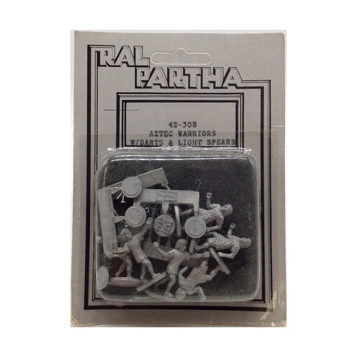 Ral Partha Historicals Mini Aztec Warriors w/Darts & Light Spears (6 ...
