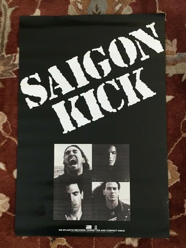 SAIGON KICK Saigon Kick rare original promotional poster | eBay