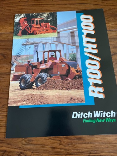 Ditch Witch HT100 R100 Ditcher Brochure FCCA | eBay