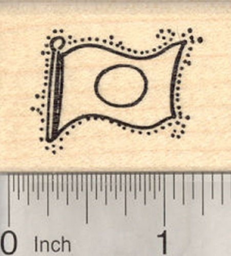 Hinomaru, Flag of Japan Rubber Stamp, Circle of the Sun, Nisshōki ...
