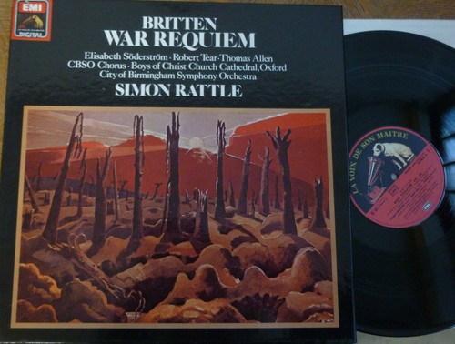 BRITTEN war requiem ELISABETH SODERSTROM - SIMON RATTLE / EMI | eBay