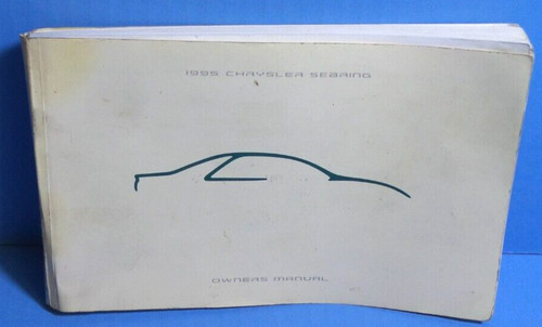 95 1995 Chrysler Sebring owners manual | eBay