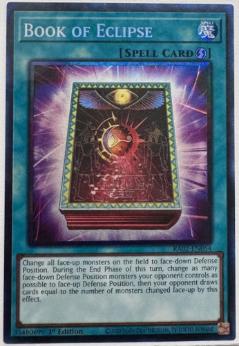 Yugioh! - Book of Eclipse 1st Edition - RA02-EN054 - Collector's R - 25'th An. | eBay