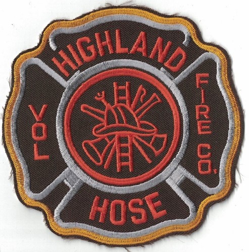 Highland Hose Fire CO. COL Firefighter Patch | eBay