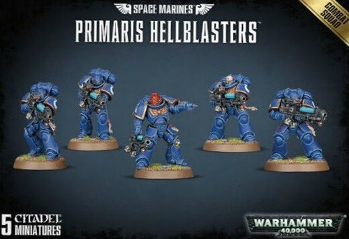 Warhammer 40k Space Marine Primaris Hellblasters Combat Squad (5) -NoS ...