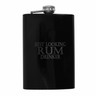 8oz BLACK Instant Pirate Just Add Rum Flask L1 790404513533 | eBay