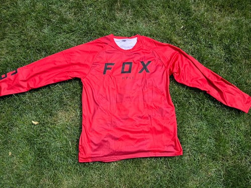 Fox Racing Red Long Sleeve MTB Jersey | eBay
