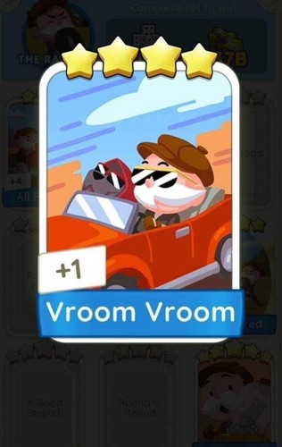 PRESTIGE Monopoly Go 4 Star Stickers – VROOM VROOM Set 22! Fast! | eBay