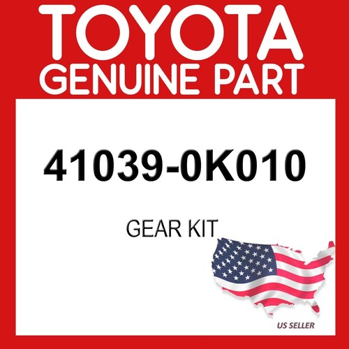 Toyota Genuine 41039-0K010 Gear Kit Differential Rear 410390K010 OEM | eBay