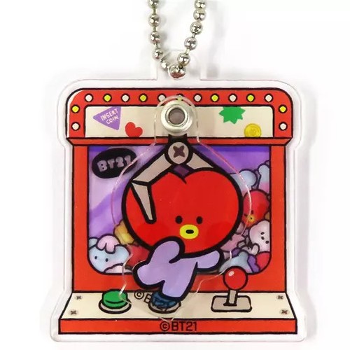 BT21 Tata Swinging Acrylic Keychain Official Line Friends BTS ...
