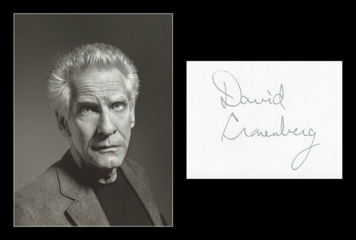 David Cronenberg - Canadian film director - Rare signed card + Photo ...