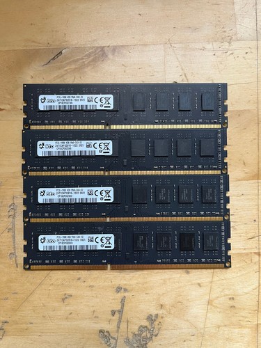 Lot of 4 BTO 4GB PC3L-1600 Z471CAP32816-1022 2Rx8 Desktop Memory | eBay