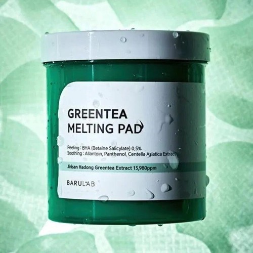 BARULAB Green Tea Melting Pad 380ml / 150 pcs, Korean Cosmetics ...
