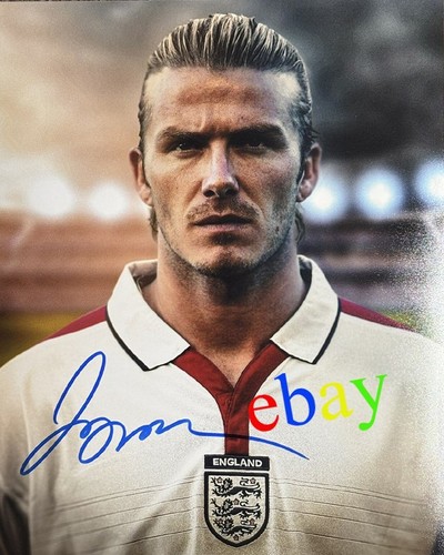 David Beckham REPRINT 8x10 RARE PHOTOGRAPH SIGNED AUTOGRAPHED | eBay