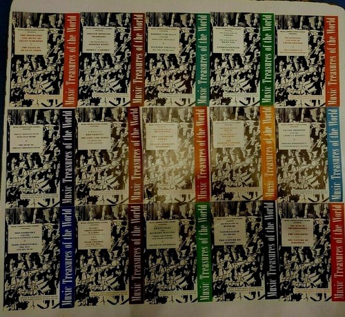 LOT OF 15 MUSIC TREASURES OF THE WORLD, Articles by Joseph Machlis, PB ...
