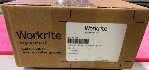 Workrite Budget Pinnacle 2 Adjustable Keyboard Platform Arm 3175-22N 22 ...