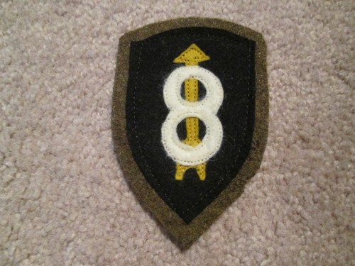 WWI US Army patch 8th Division patch AEF wool felt | eBay