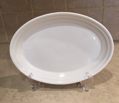 Fiesta NEW White 9 1/2” Oval Platter~Fiestaware | eBay