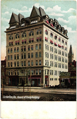 Board of Trade Building Scranton PA Undivided Postcard c1905 | eBay