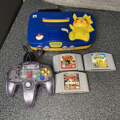 Nintendo 64 Pikachu Console for sale | eBay