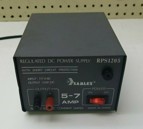 Samlex RPS 1207 Regulated DC Power Supply 7-10 Amp 12v for sale online ...
