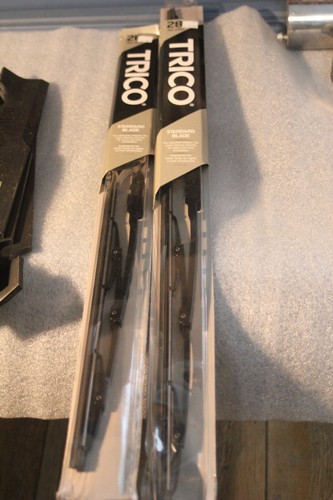 2 TRICO 28" 30-280 WIPER BLADES STANDARD STYLE WITH ADAPTERS FOR ALL ...