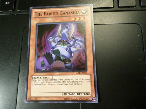 PT11 YUGIOH THE FABLED GANASHIA HA04-EN009 SUPER RARE M/NM | eBay
