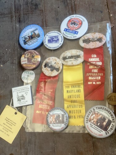 Lot Of Steam And Fire Apparatus Show Buttons, MD & PA | eBay