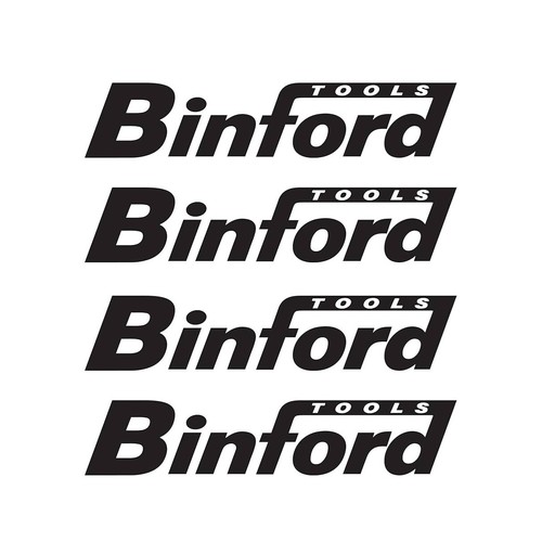 BINFORD TOOLS Sticker Car Window Tool Chest Decal Graphic Garage Tool ...