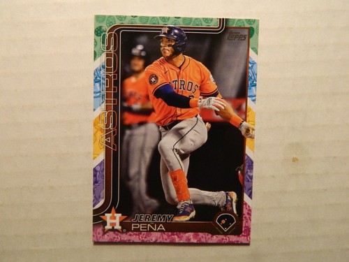2025 Topps 1 Easter Egg Pastel Parallel SP Card of Jeremy Pena - Astros ...