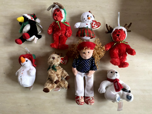 6 Jingle Beanie Babies and 1 Teenie Beanie Bopper In New Condition | eBay