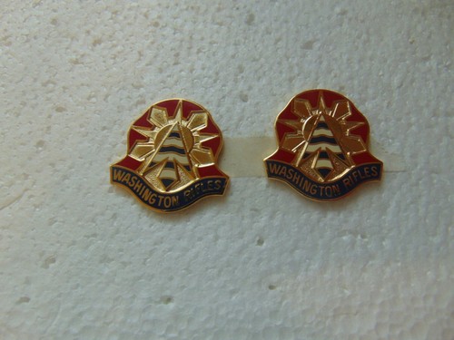 MILITARY INSIGNIA CREST DUI SET OF 2 81ST ARMORED BRIGADE COMBAT TEAM ...