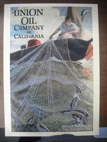 1923 Union Oil Company of California Advertising Poster (P1) | eBay