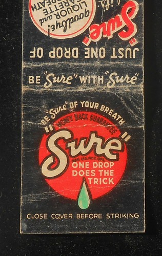 1937 Sure Breath Purifier for Bad Breath Sure Laboratories Smokers ...