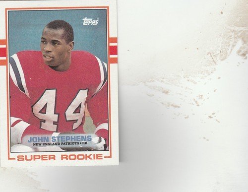 FREE SHIPPING-MINT-1989 Topps #194 John Stephens Patriots | eBay