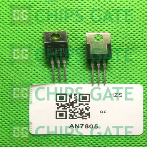 15PCS AN7805 TO-220F 3-pin positive output voltage regulator (1 A type ...