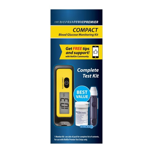 Premier COMPACT Complete Blood Glucose Monitoring Kit | eBay