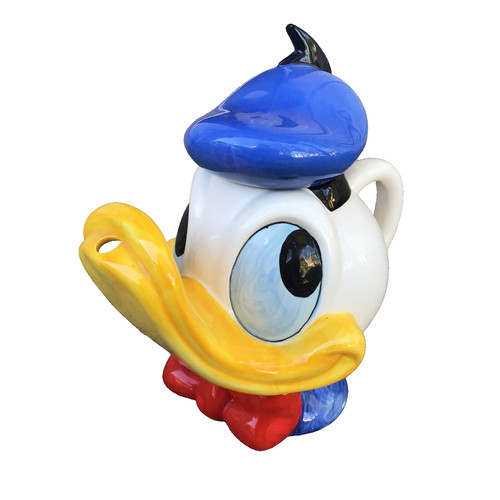 Vintage 9" Disney Donald Duck The Good Company Teapot Bird Large | eBay