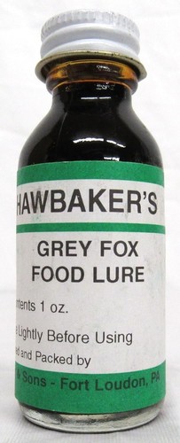 Grey Fox Food Lure - Hawbaker's Lures - 1 Ounce | eBay