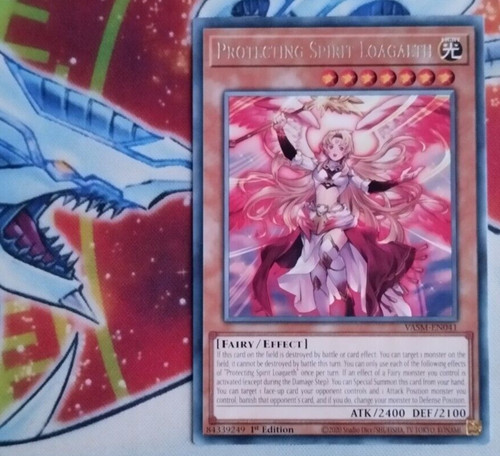 Yu Gi Oh - Protecting Spirit Loagaeth - VASM-EN041 - Rare - 1st Ed ...