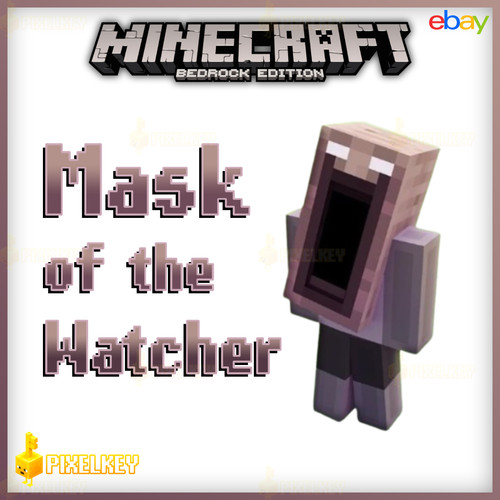 Minecraft Mask of the Watcher Key [BEDROCK] | eBay