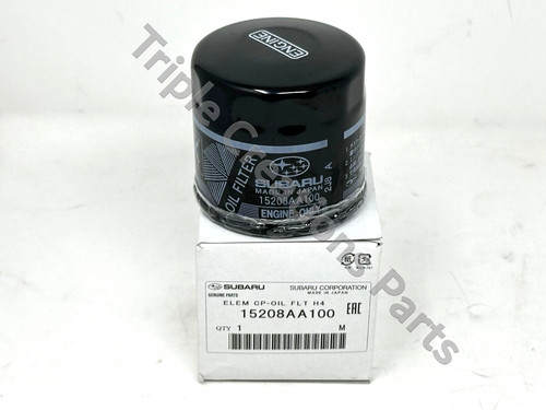 Subaru Genuine Black "Tokyo Roki" Oil Filter 15208AA100 For 02-14 Wrx ...